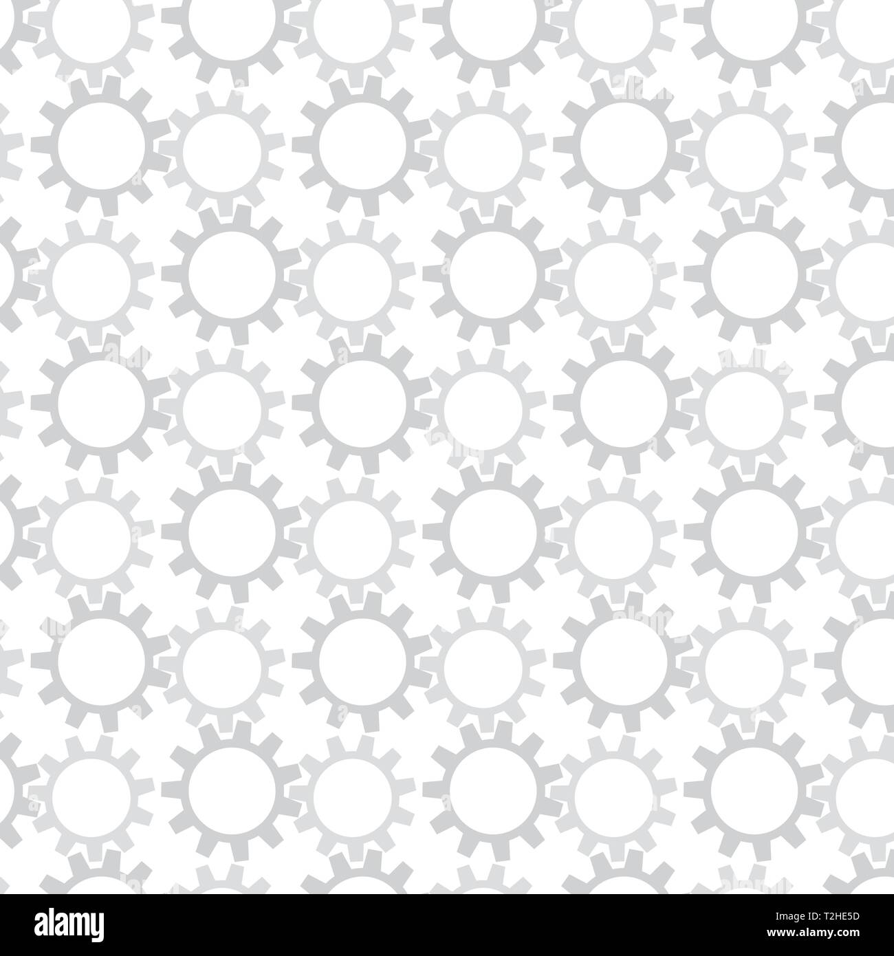 Cogwheel vector illustration pattern on a white background Stock Vector ...