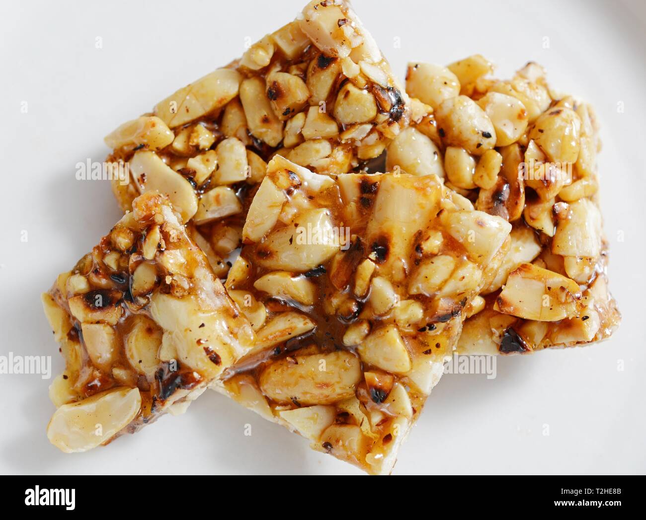 Peanut nougat from Rwanda, African dessert, Rwanda Stock Photo - Alamy