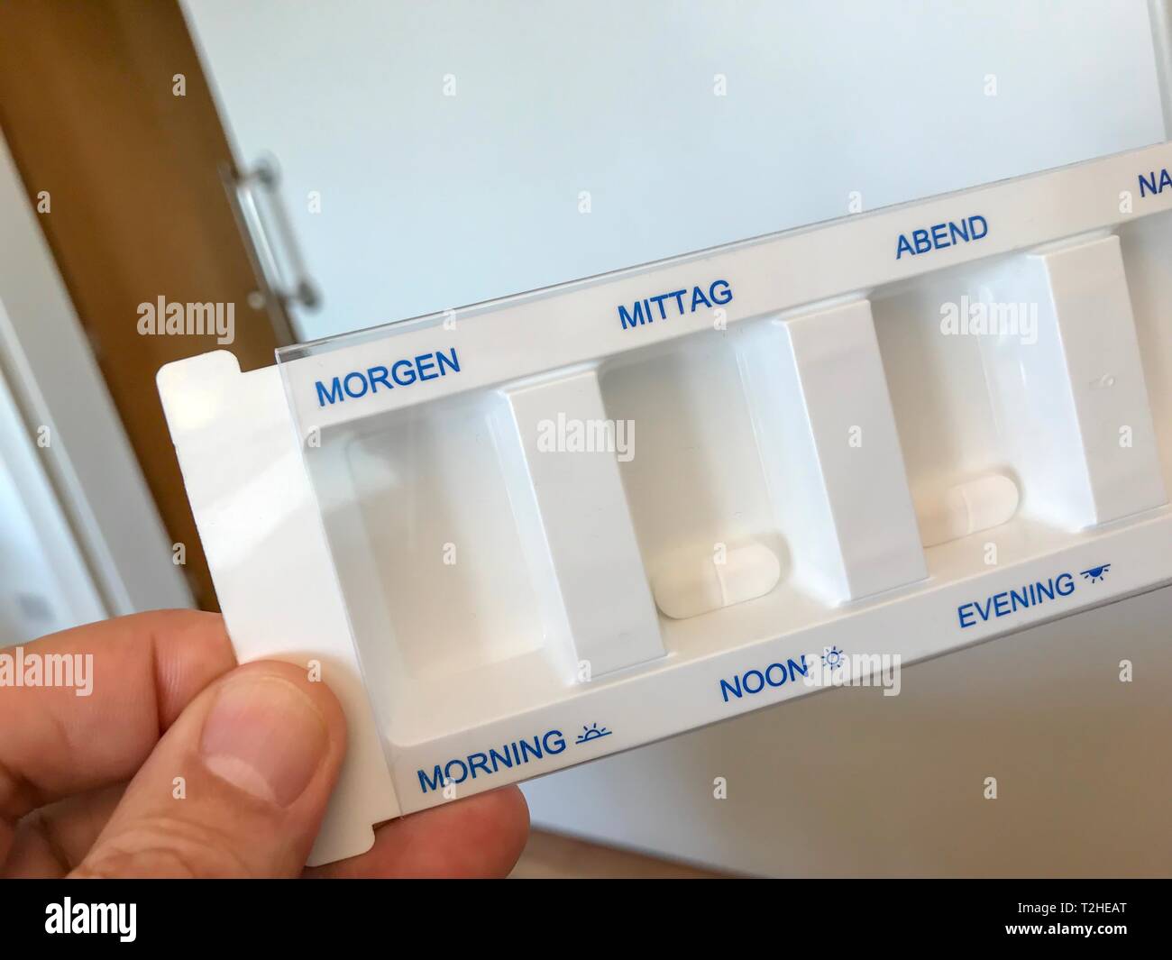 Tablet box, container for tablet administration in the clinic, Germany ...