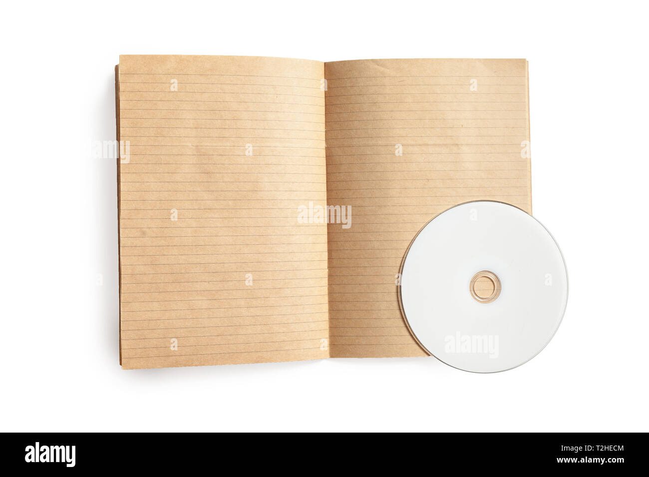 Empty notebook page Stock Photo - Alamy