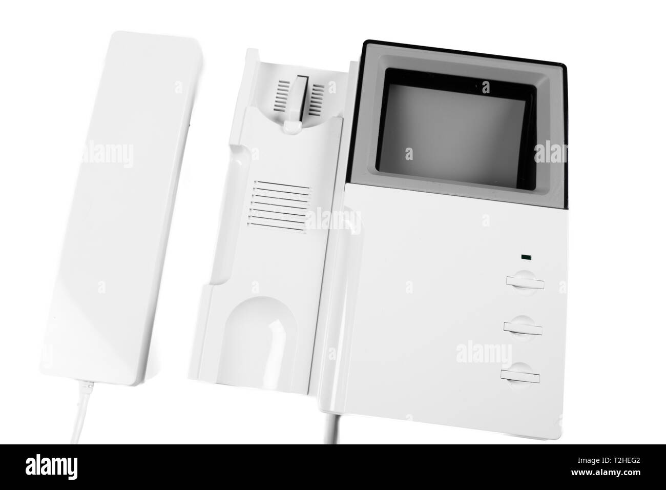 Monitor intercom Black and White Stock Photos & Images - Alamy