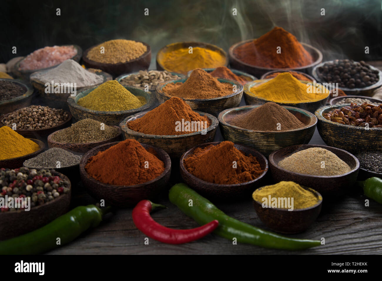 Smoke background , Spice Still Life Stock Photo - Alamy