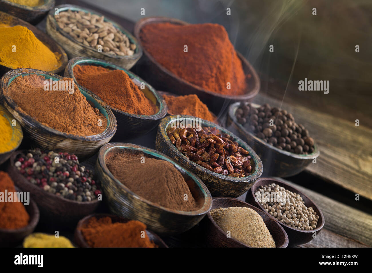 Smoke background , Spice Still Life Stock Photo - Alamy
