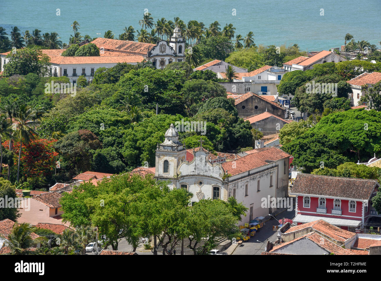 Old colonial town of Olinda on Brazil Stock Photo - Alamy