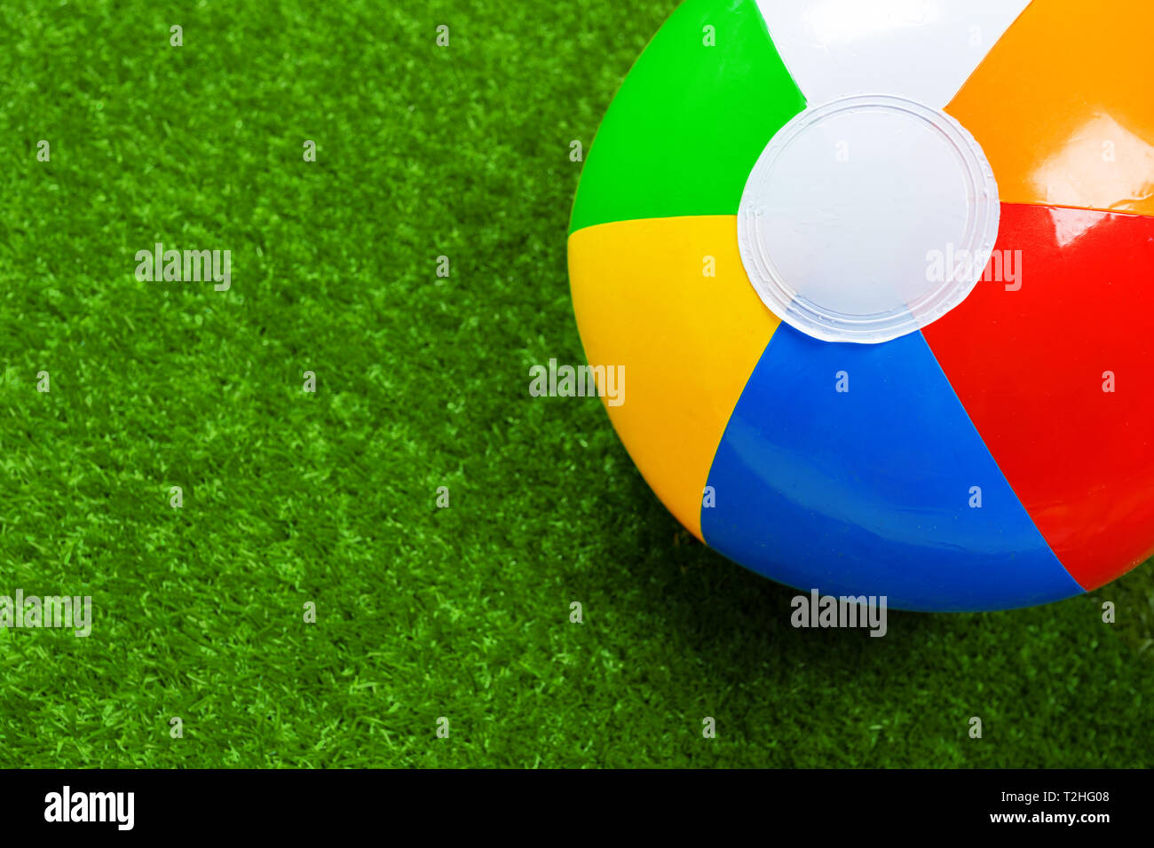 colour ball on playground Stock Photo - Alamy