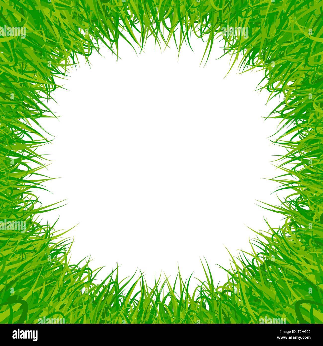 Green grass frame vector background Stock Vector Image & Art - Alamy
