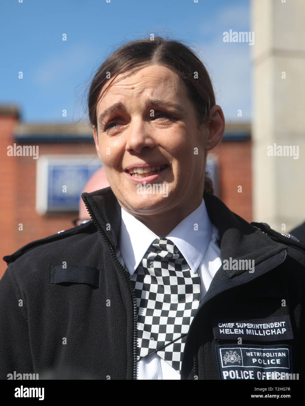 North Area BCU Commander Chief Superintendent Helen Millichap speaking ...