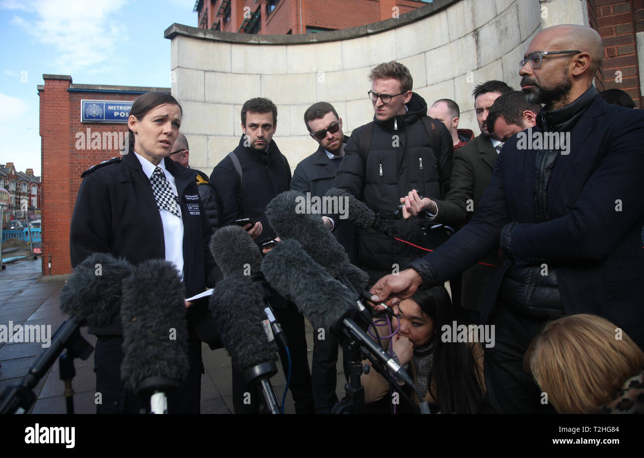 North Area BCU Commander Chief Superintendent Helen Millichap speaking ...