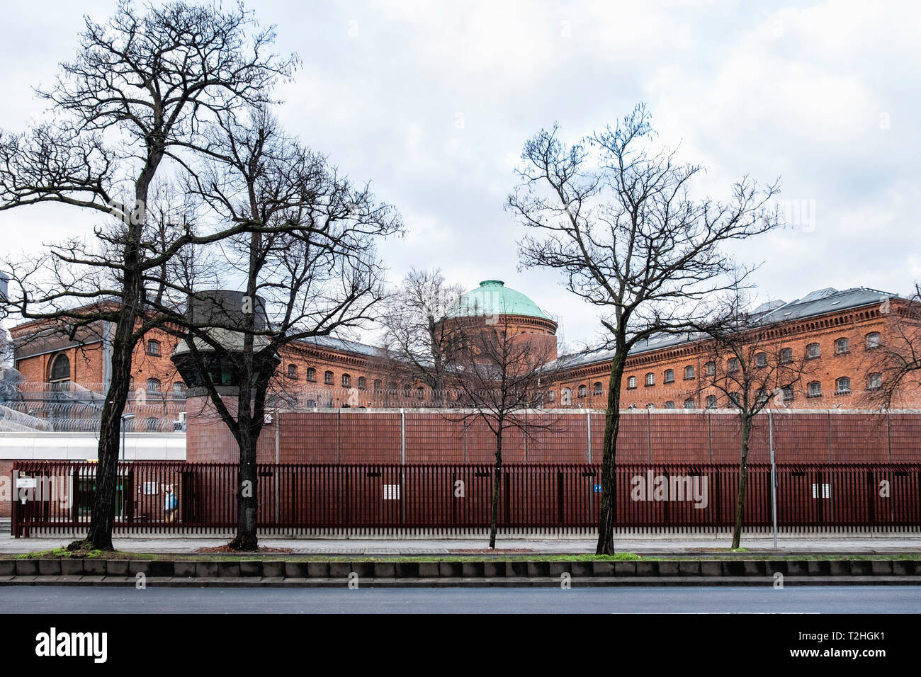 Justizvollzugsanstalt Moabit (JVA). Prison building exterior, one of ...