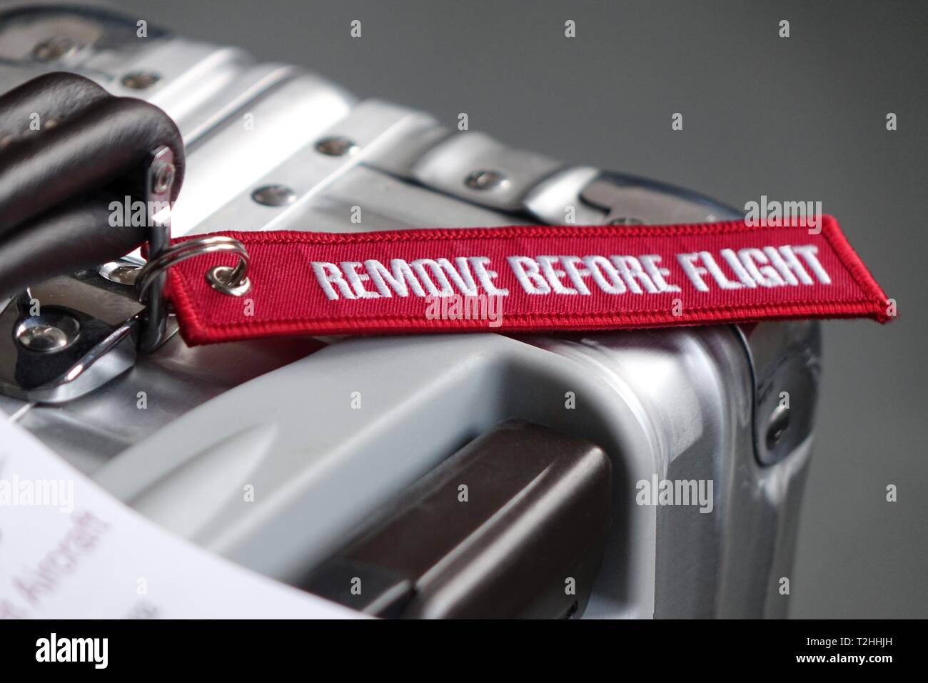 Remove before flight hi-res stock photography and images - Alamy