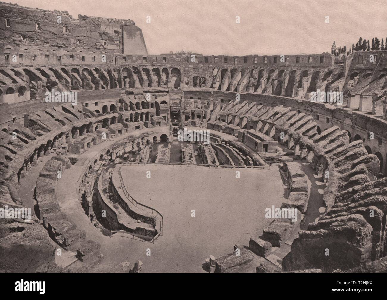 Interior of Colosseum, Rome Stock Photo - Alamy