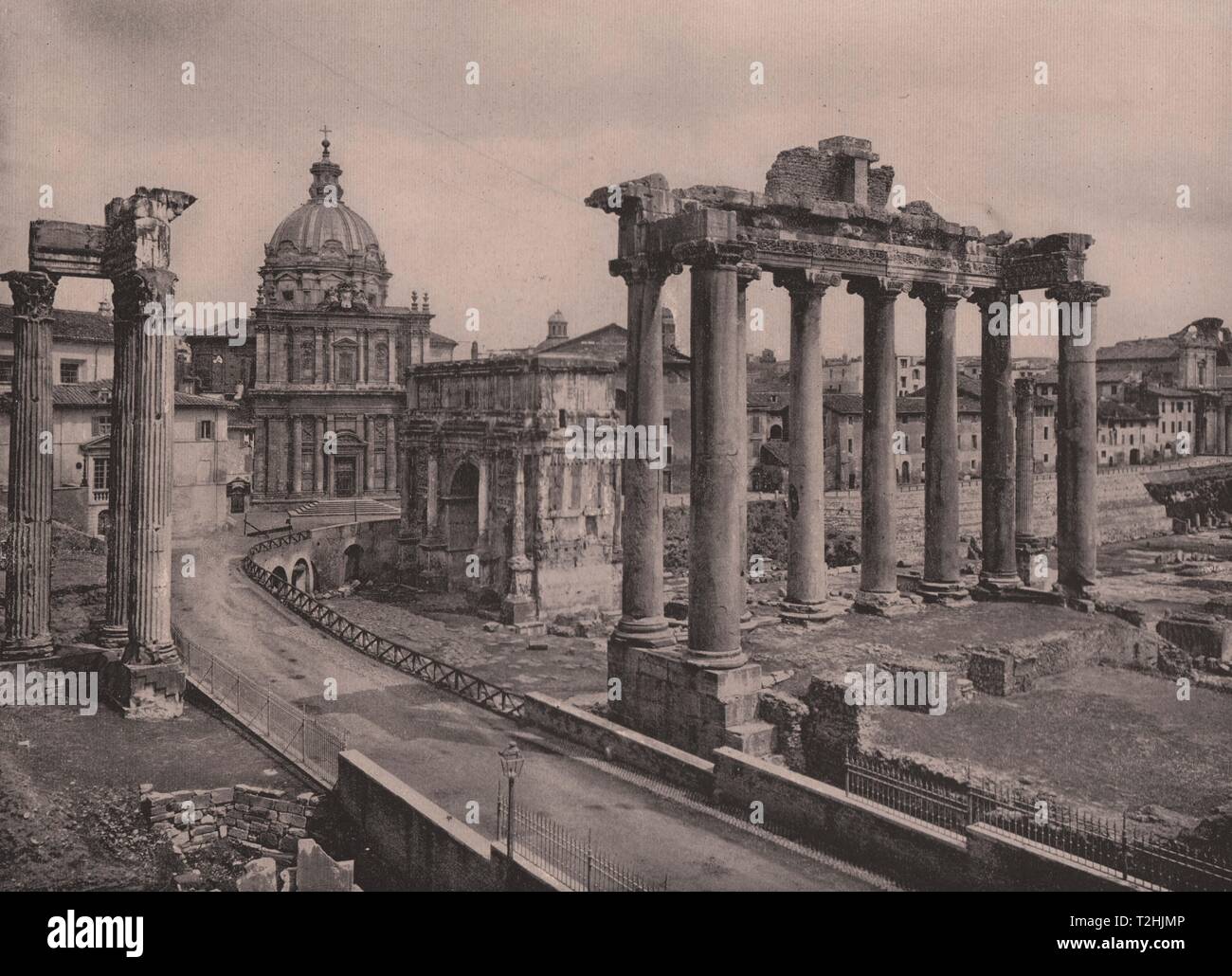 Ruins of the Forum, Rome Stock Photo - Alamy