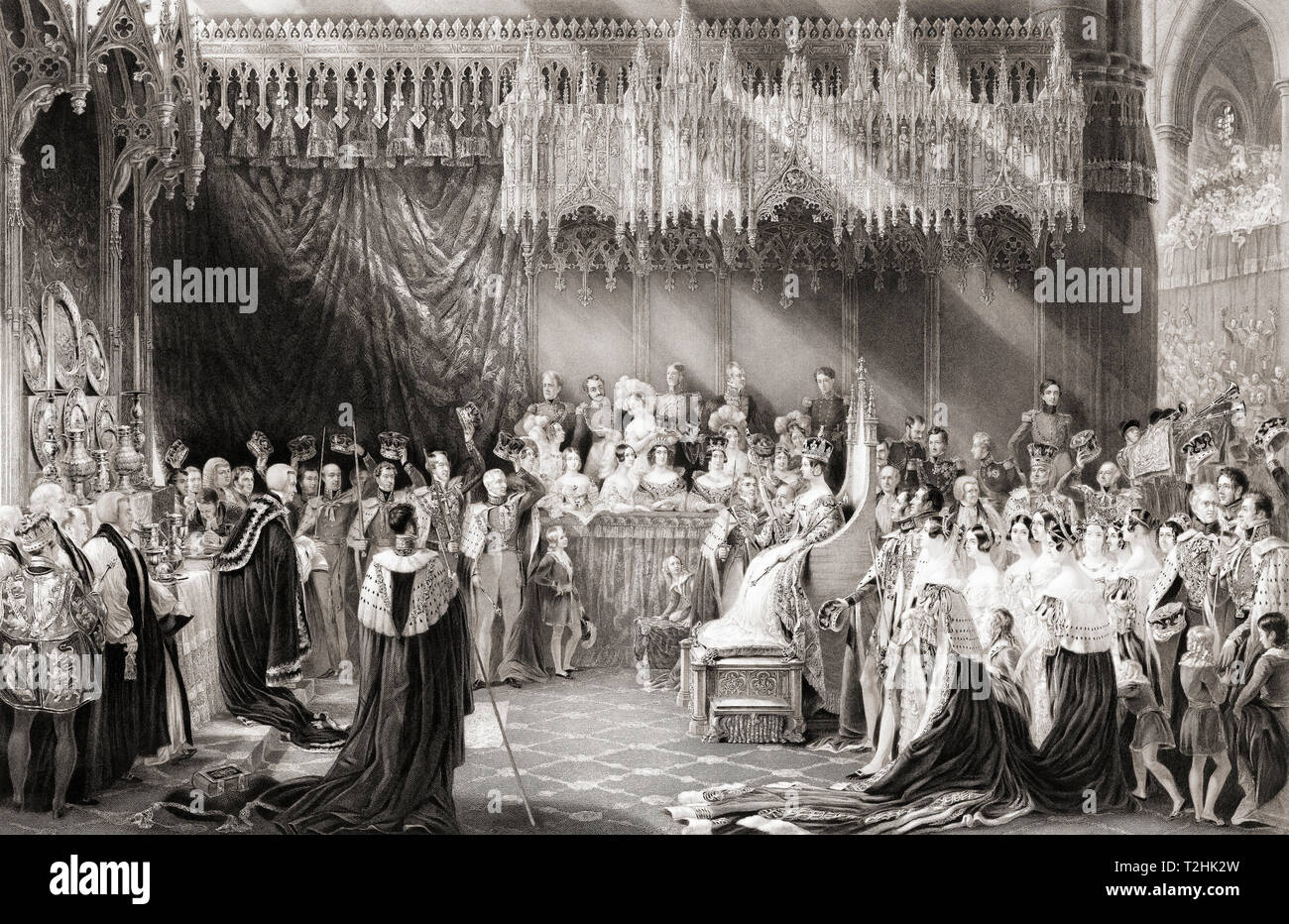 The coronation of Queen Victoria, 28 June 1838. Victoria, 1819 – 1901 ...