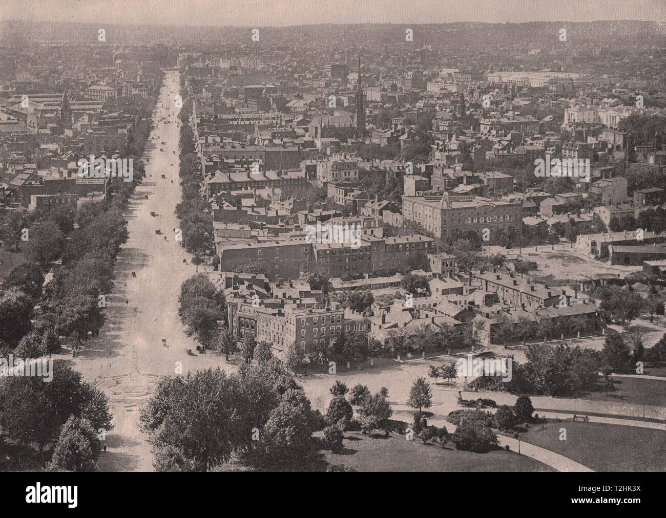 Birds eye view washington d c hi-res stock photography and images - Alamy