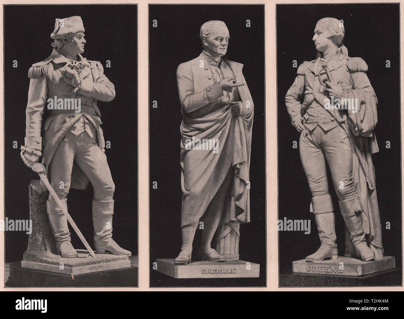 Three Statues in the Capitol at Washington Stock Photo - Alamy