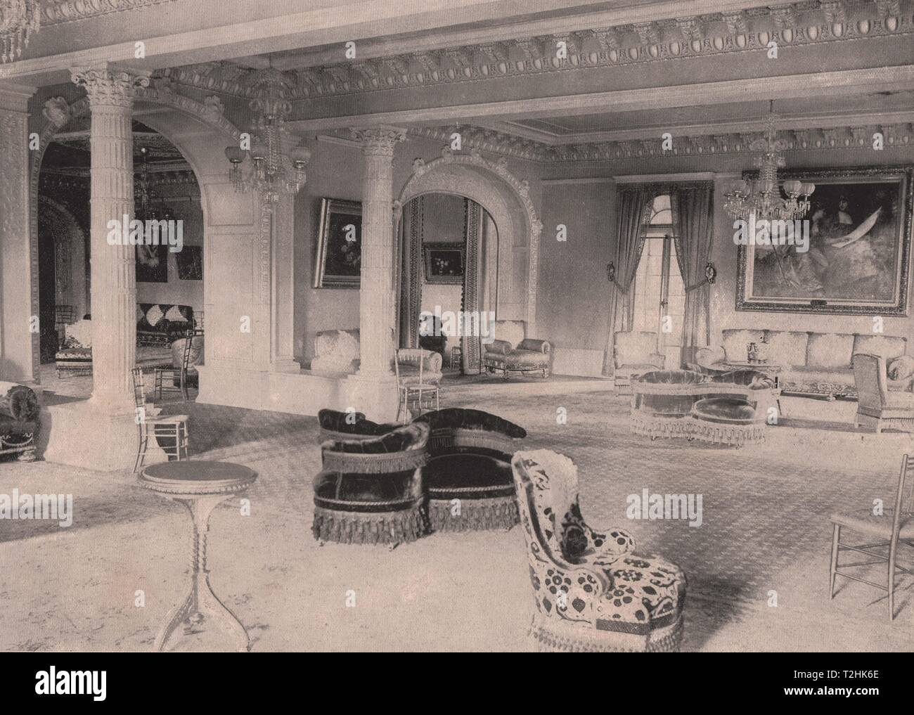 Grand Parlor, Ponce de Leon Hotel, Florida Stock Photo - Alamy