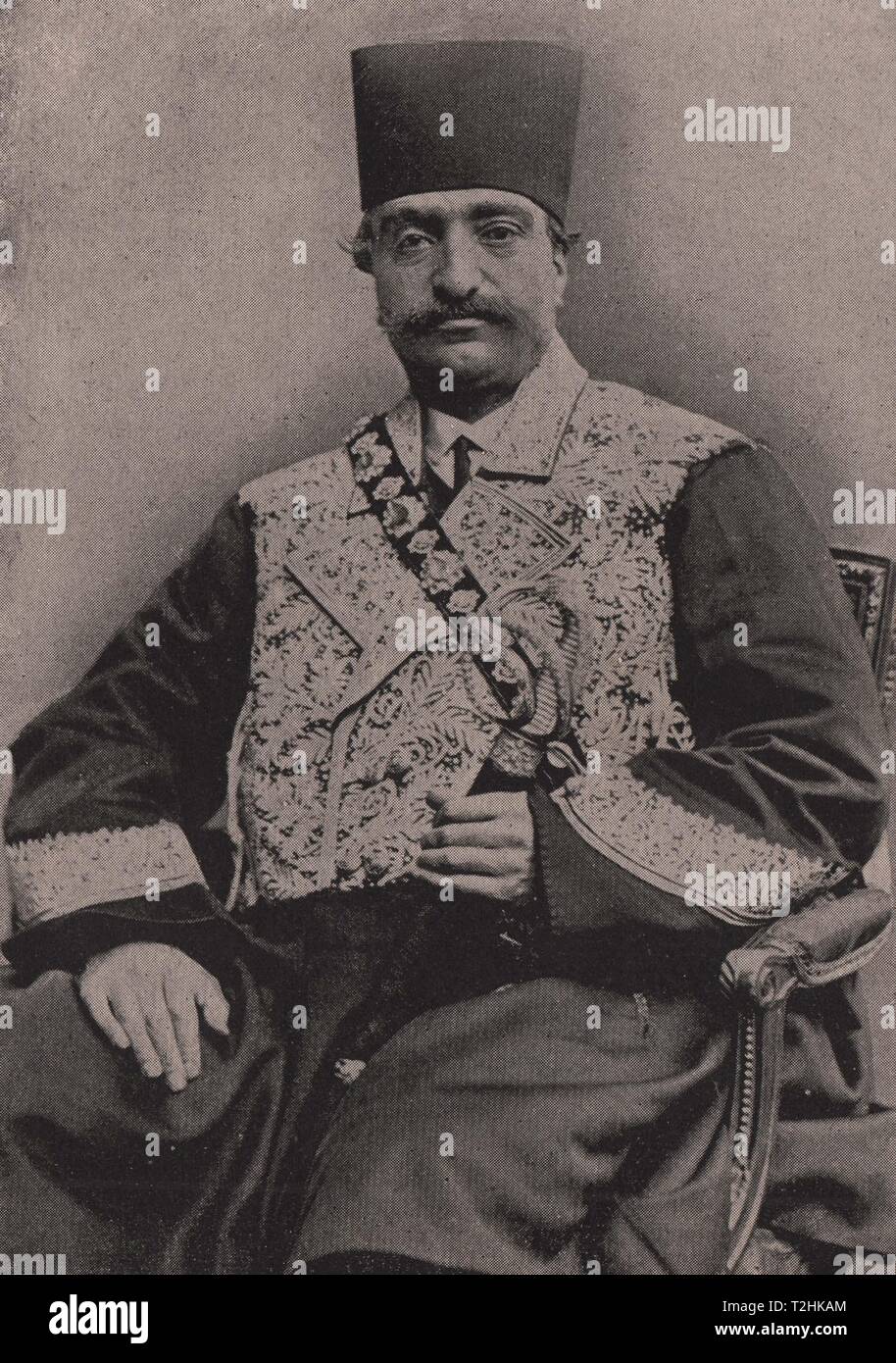 Nasr-Ed-Din, Shah of Persia Stock Photo - Alamy