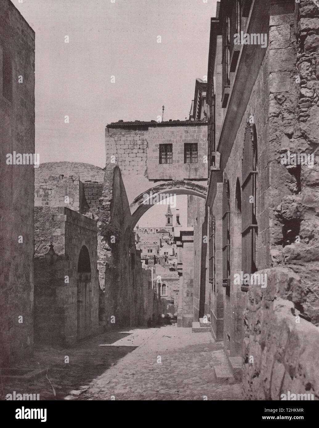 Jerusalem - Arch of the « Ecce Home » 2nd view Stock Photo - Alamy