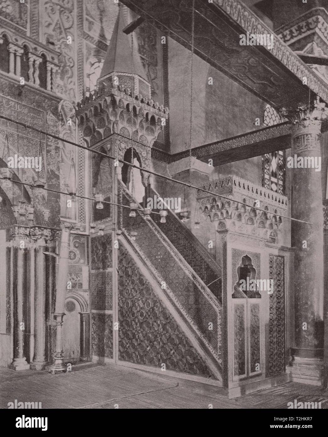 Jerusalem - Mosque of El-Aksa : Pulpit Stock Photo - Alamy