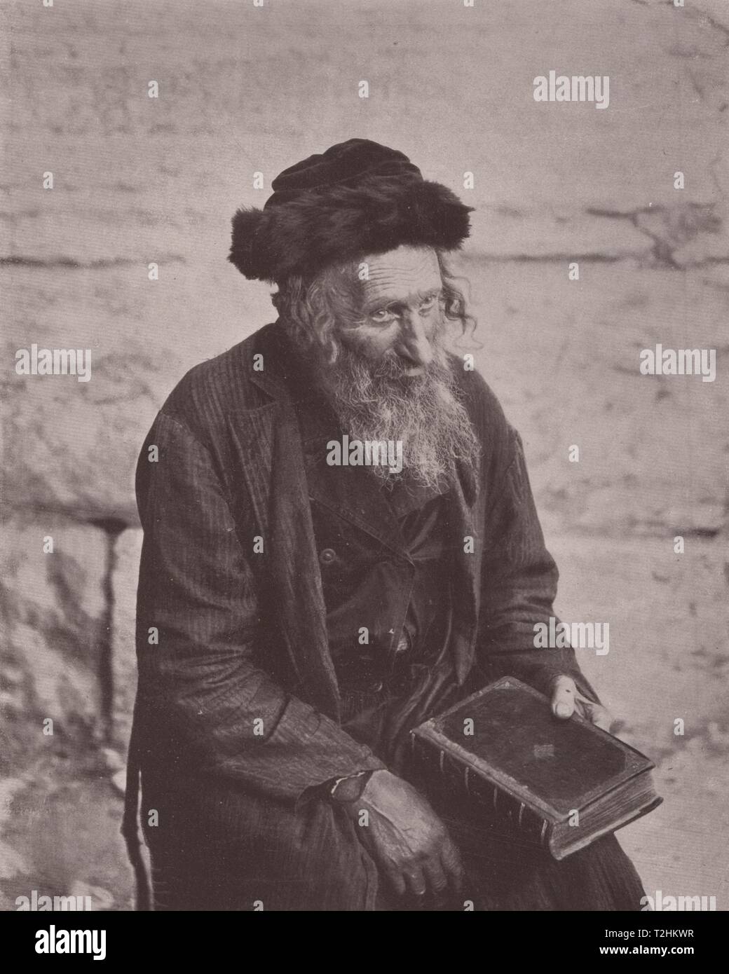 Jerusalem - The Jewish Rabbi Aschkenazi Stock Photo - Alamy