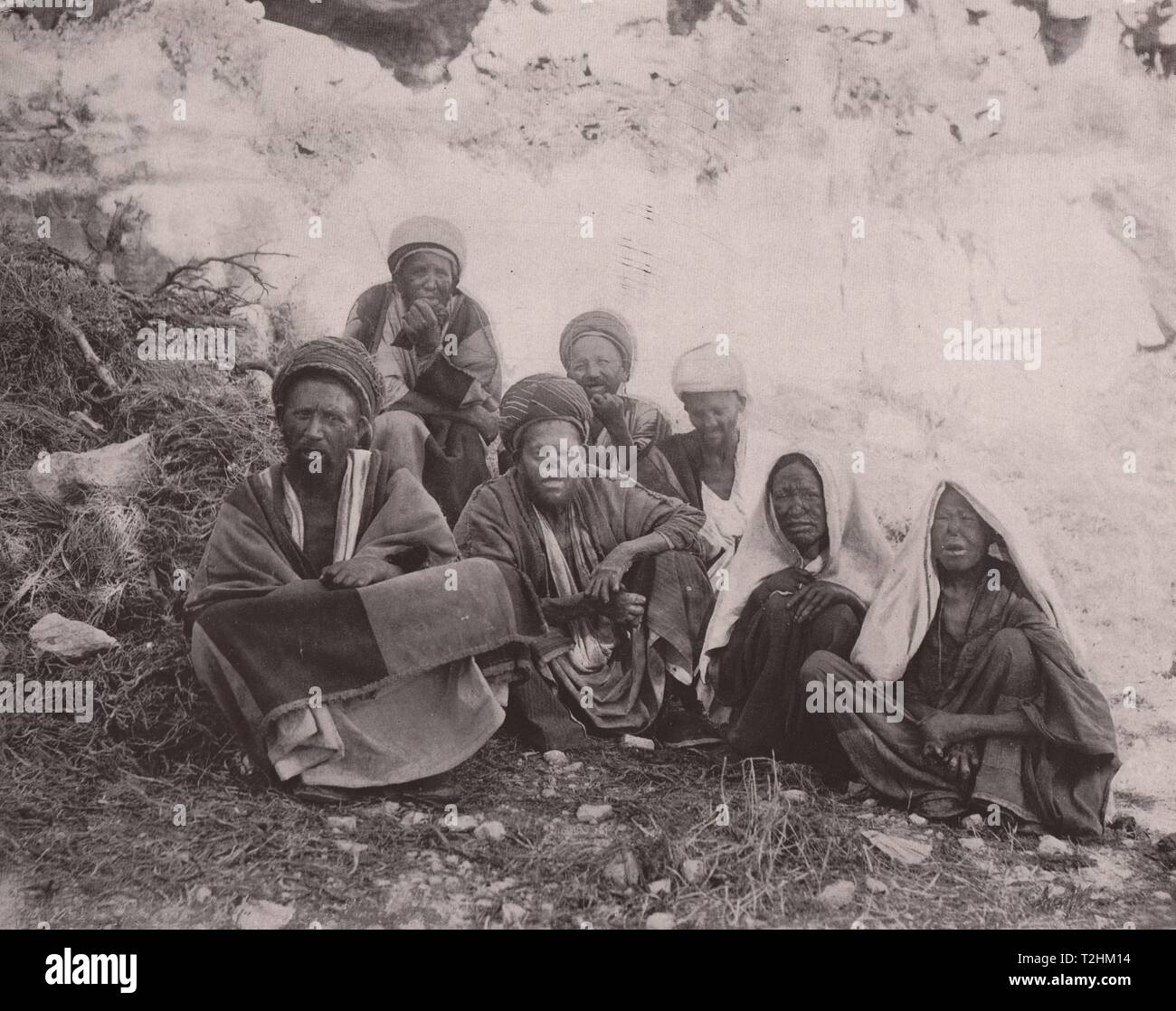 Jerusalem - Lepers Stock Photo - Alamy