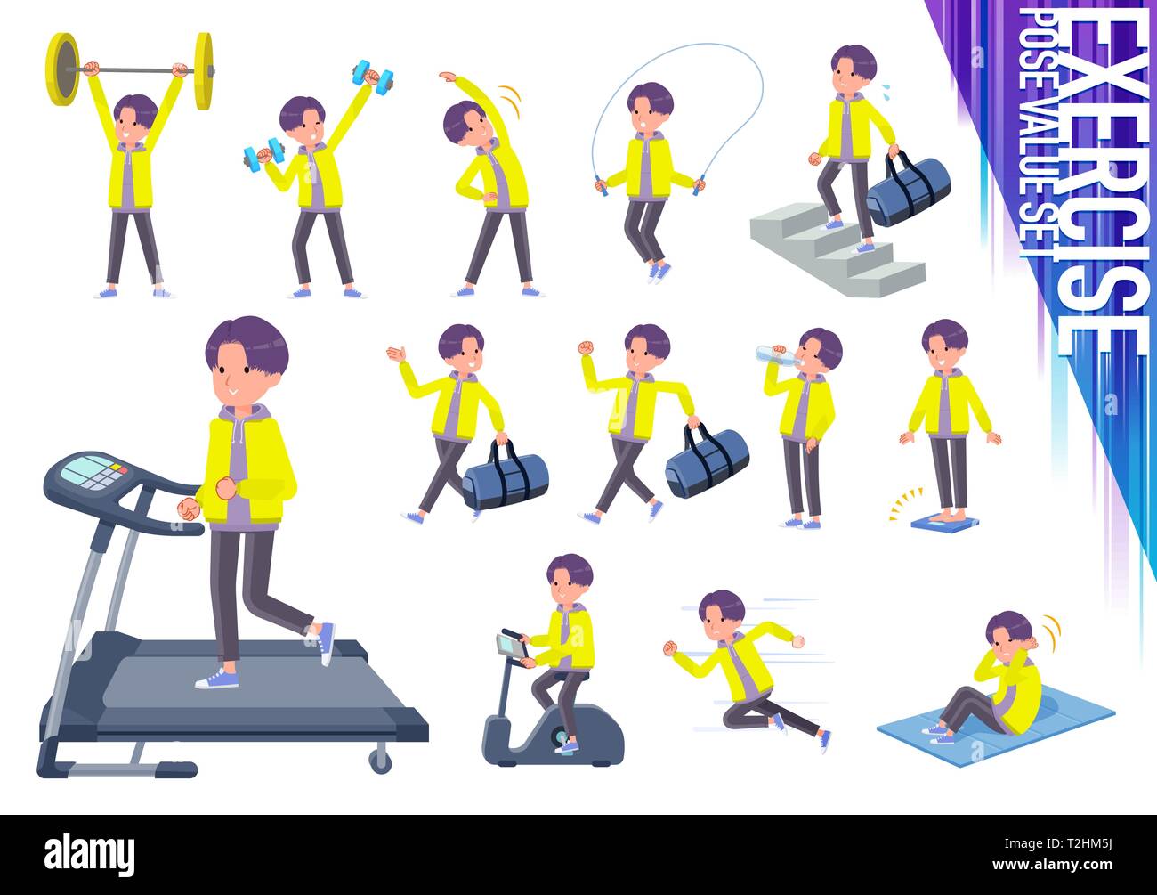 College gymnastics Stock Vector Images - Alamy
