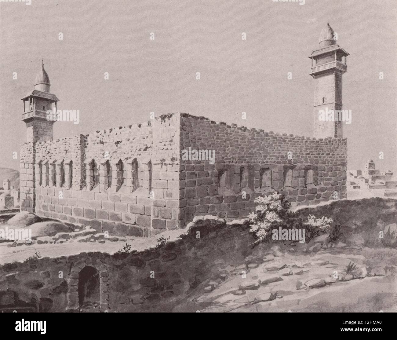 Hebron - Mosque of Abraham Stock Photo - Alamy