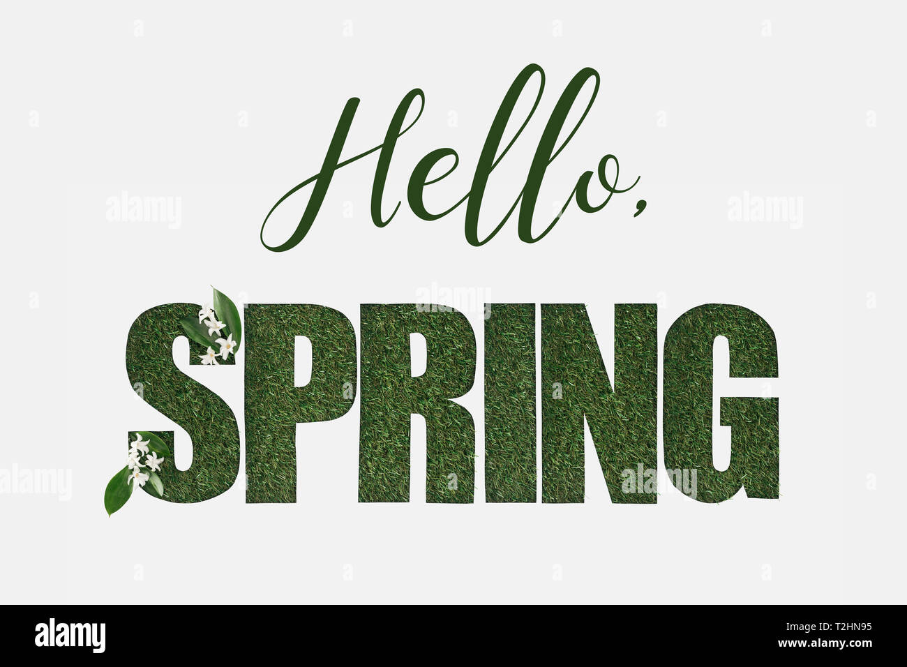 Word spring cut out hi-res stock photography and images - Alamy