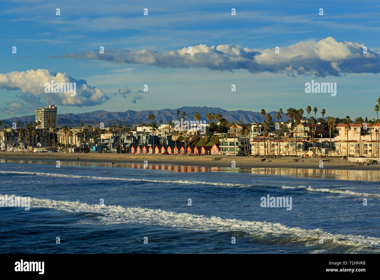 Oceanside Beach, San Diego County, California, United States of America ...