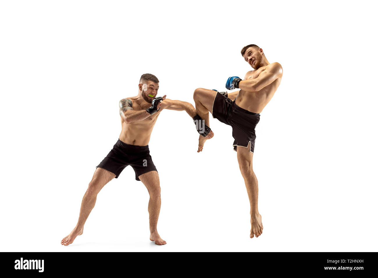 Human cage fighting Cut Out Stock Images & Pictures - Alamy