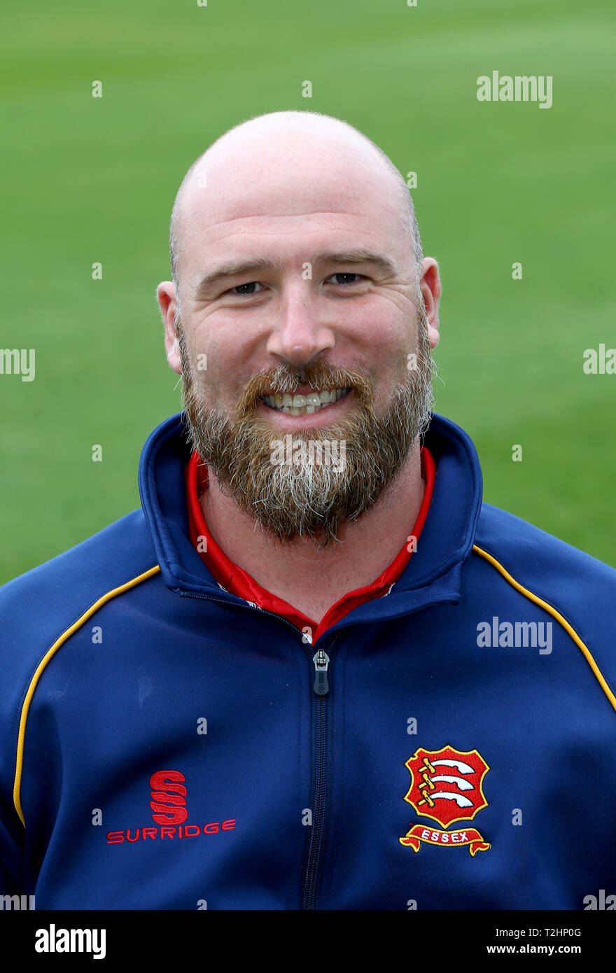 Essex Batting Coach Tom Higgins during the media day at the Cloud FM ...