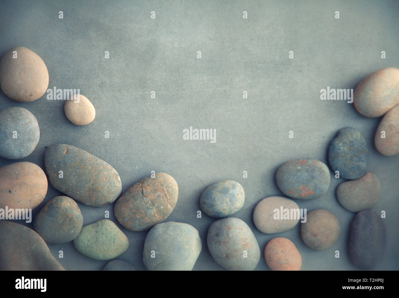 Spa concept with basalt stones Gentle spa and wellness background Stock ...
