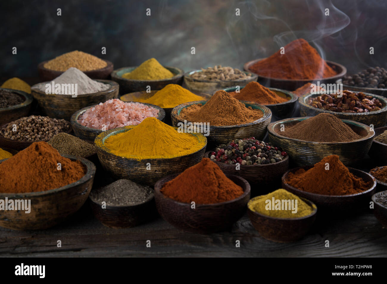 Smoke background , Spice Still Life Stock Photo - Alamy