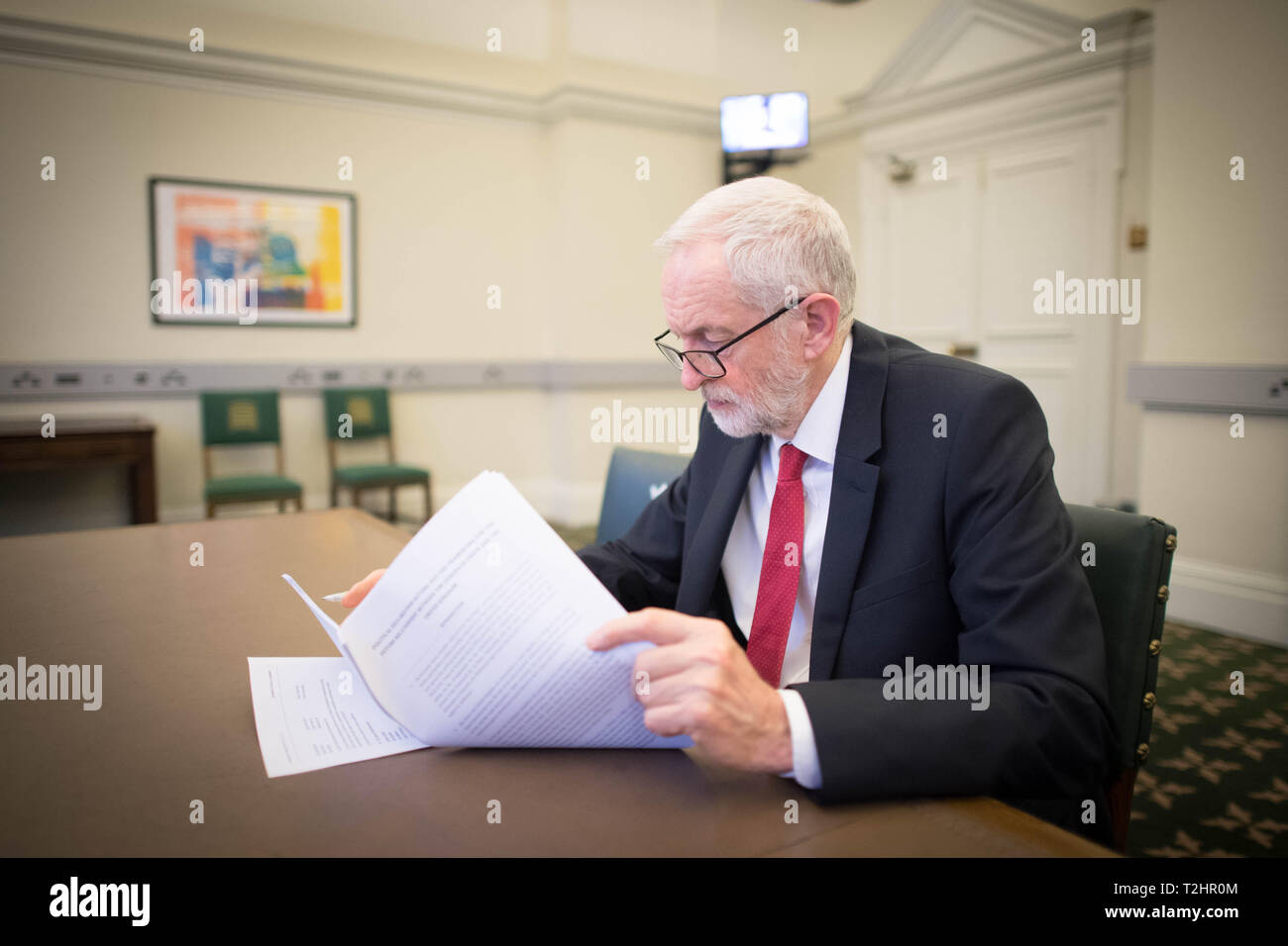 Political declaration setting out framework hi-res stock photography ...
