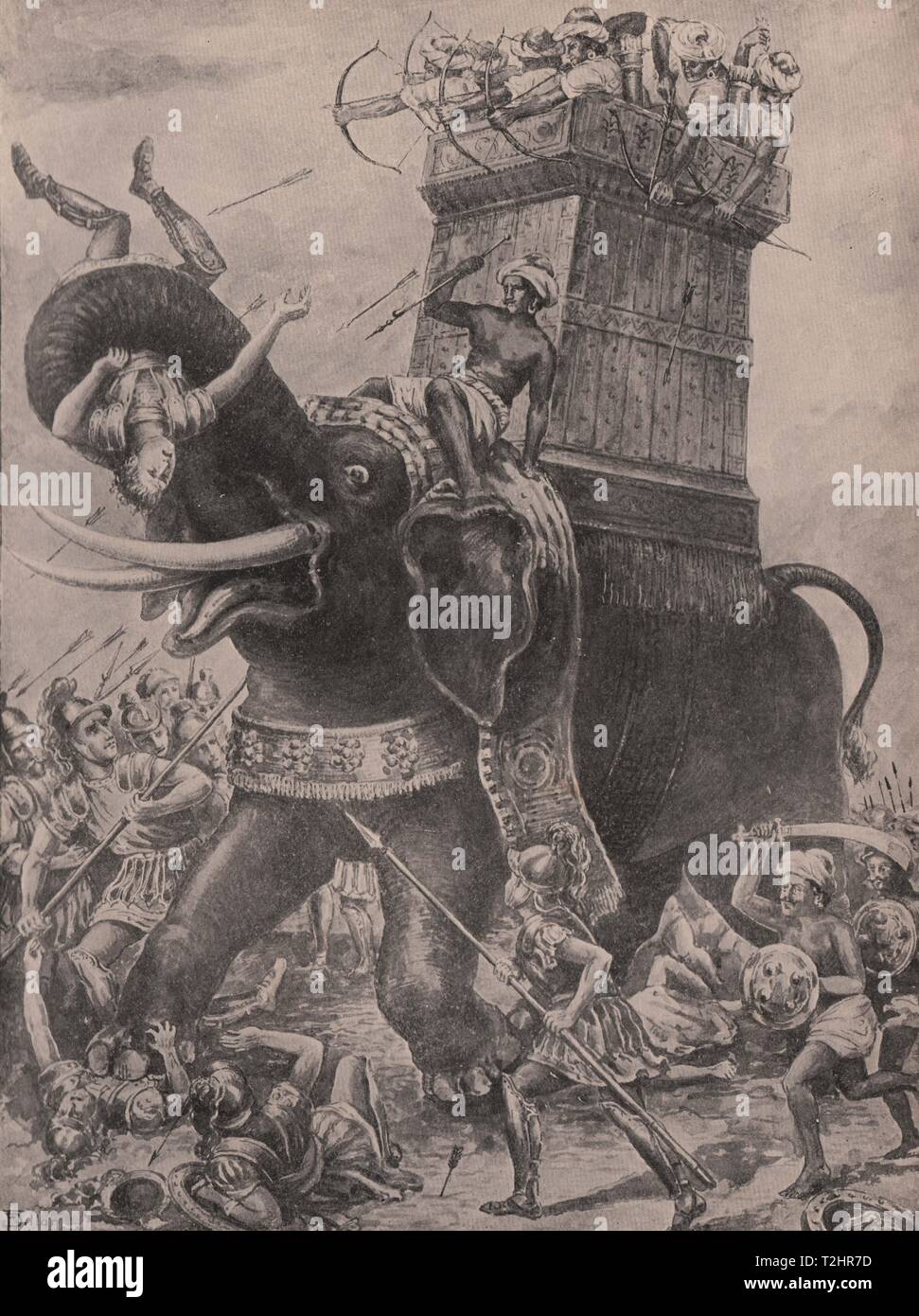 War elephant hi-res stock photography and images - Alamy