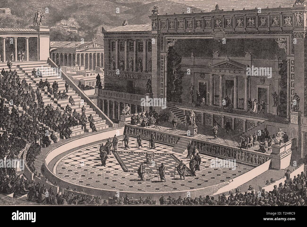 Theater Of Dionysus Model