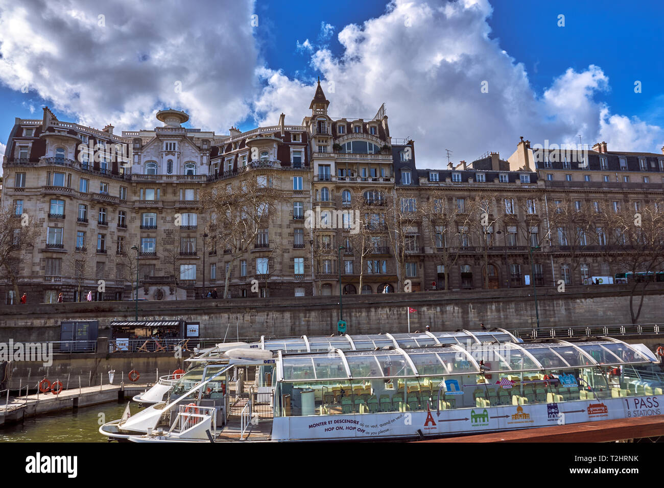Beautiful cruise view with architectural buildings and traditional ...