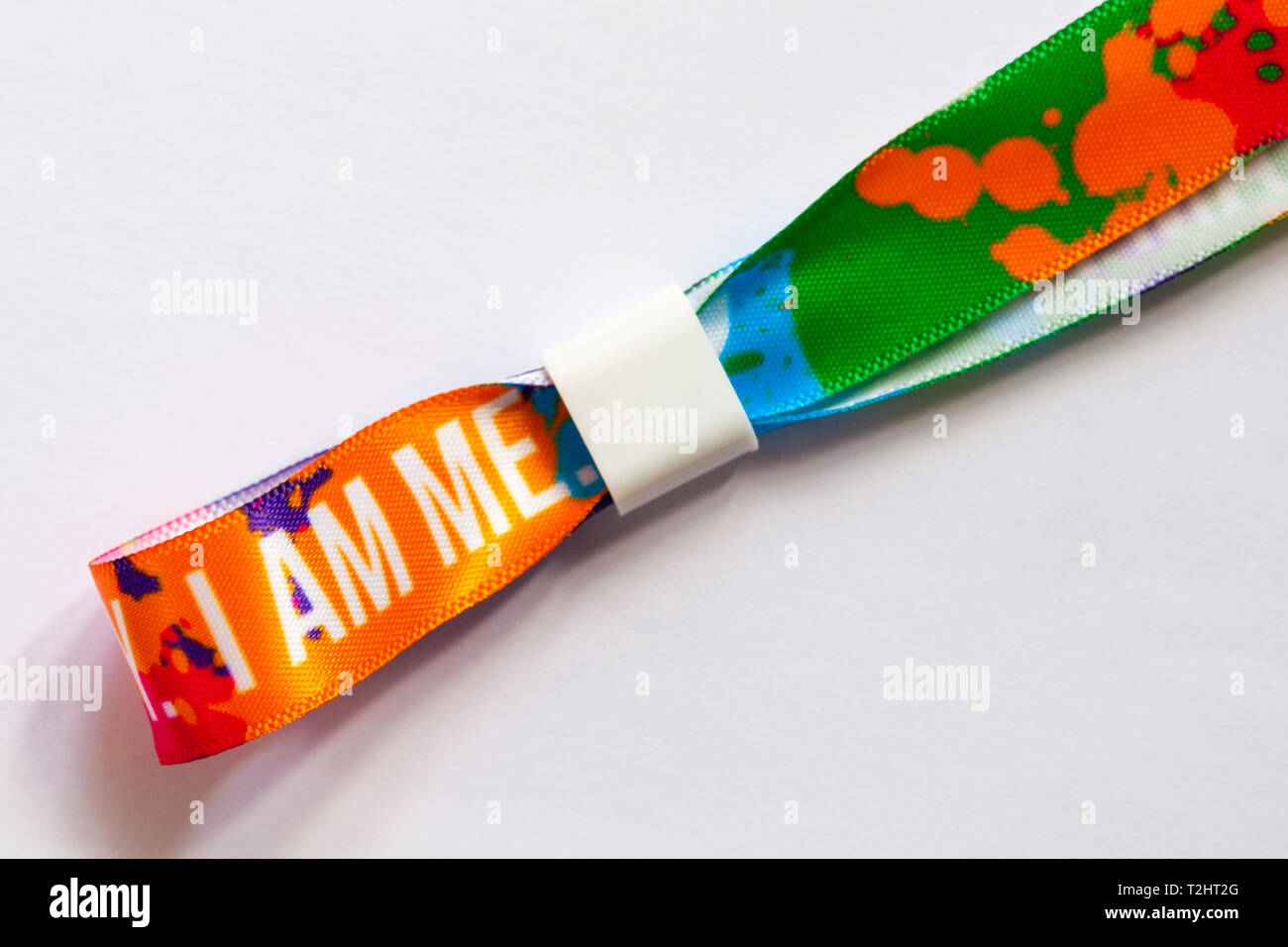 I am me - set on white background Stock Photo - Alamy