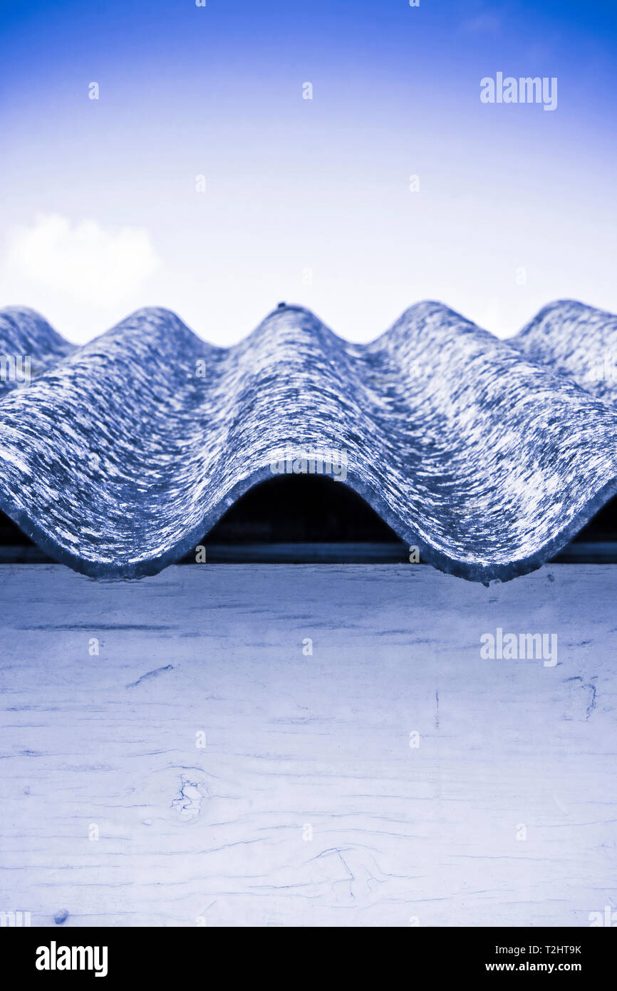 Dangerous asbestos roof - one of the most dangerous materials in the ...
