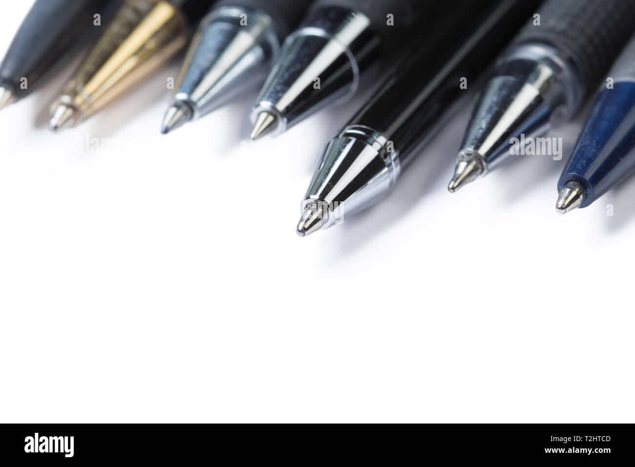 Pen Isolated on White Background Stock Photo - Alamy