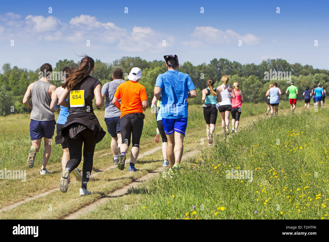 Female running legs marathon hi-res stock photography and images - Alamy