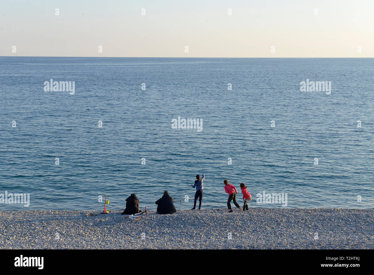 Nice beach atmosphere Stock Photo - Alamy