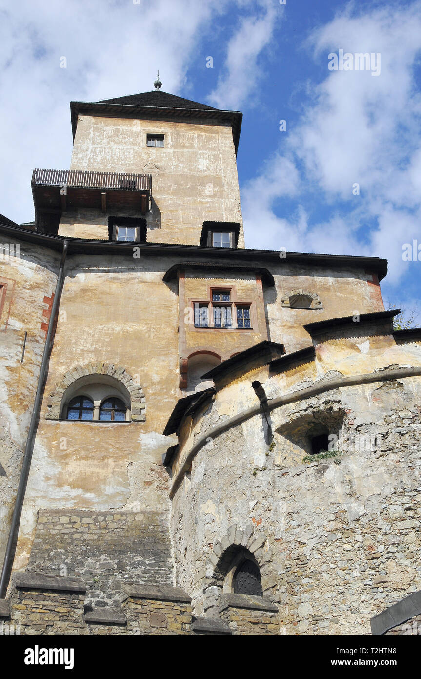 Orava Castle, Oravský hrad, Slovakia. Árva vára, Szlovákia Stock Photo ...