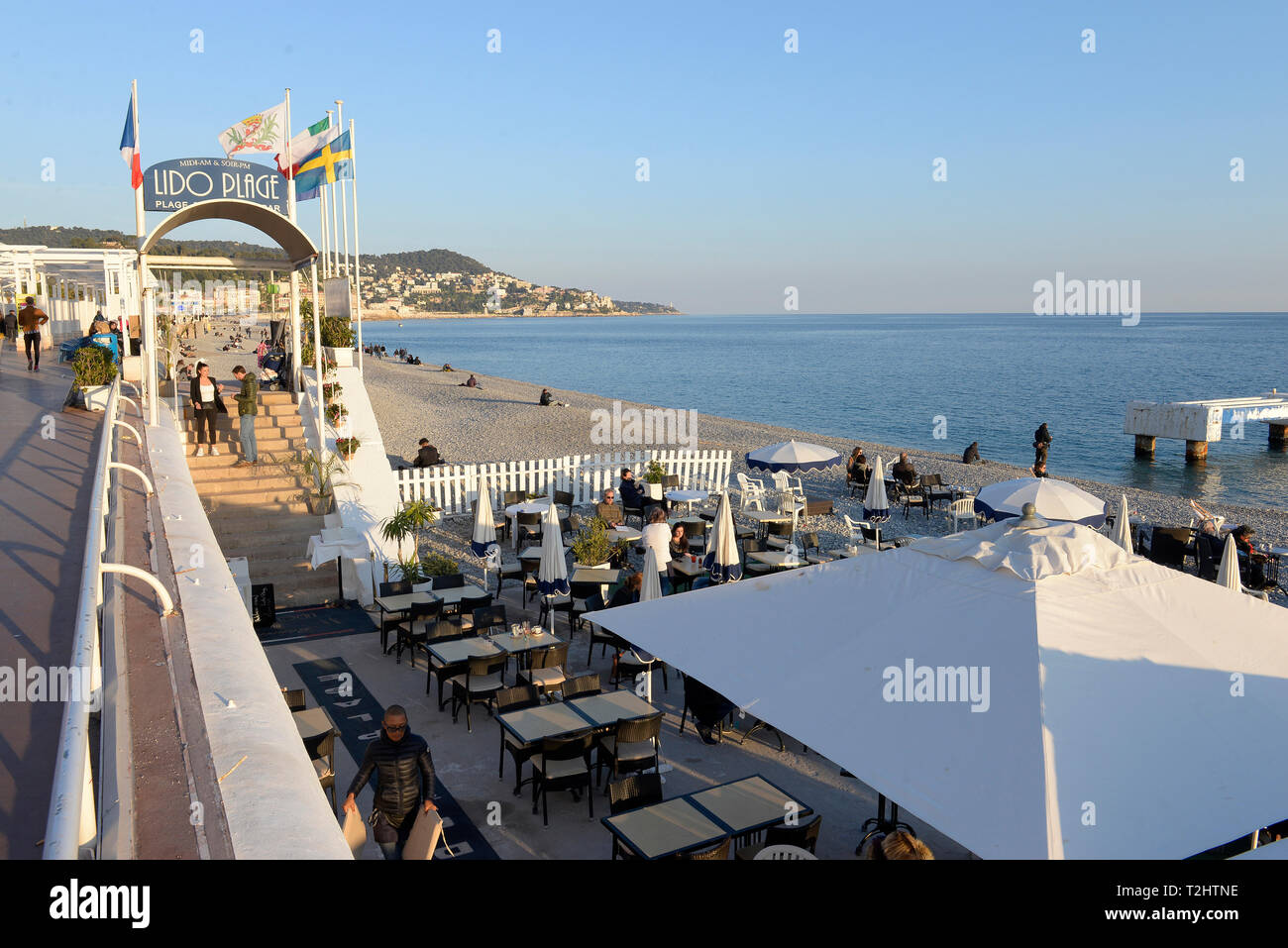 Nice beach atmosphere Stock Photo - Alamy