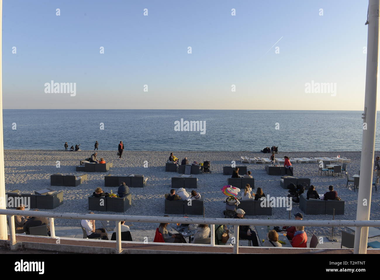 Nice beach atmosphere Stock Photo - Alamy