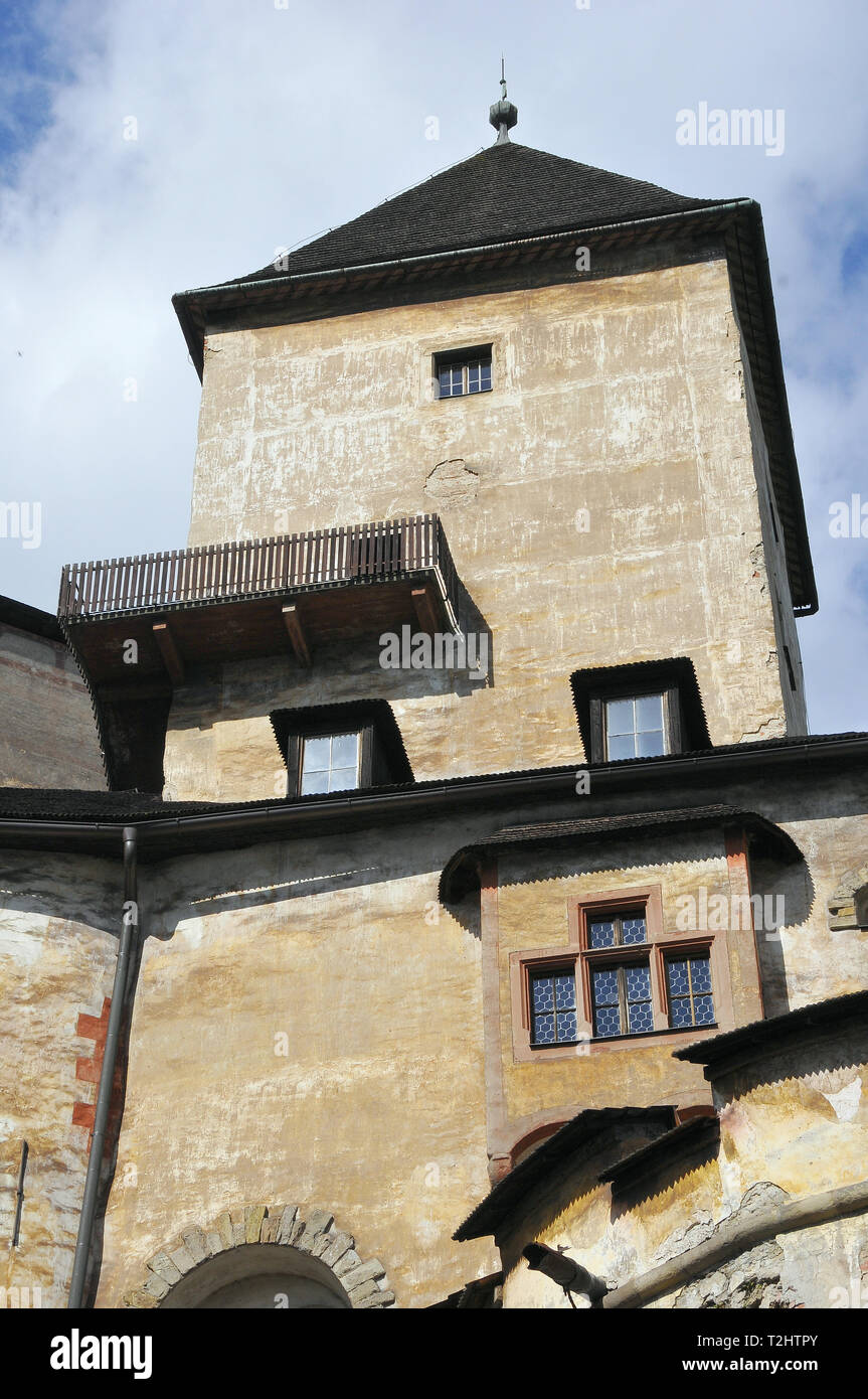 Orava Castle, Oravský hrad, Slovakia. Árva vára, Szlovákia Stock Photo ...