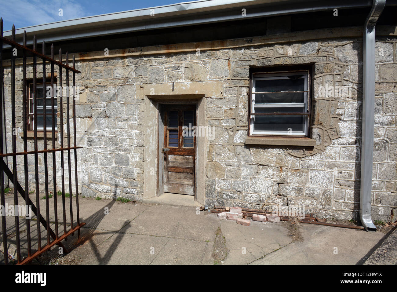 Eastern State Penitentiary - Abandoned Stone Prison Building Stock ...