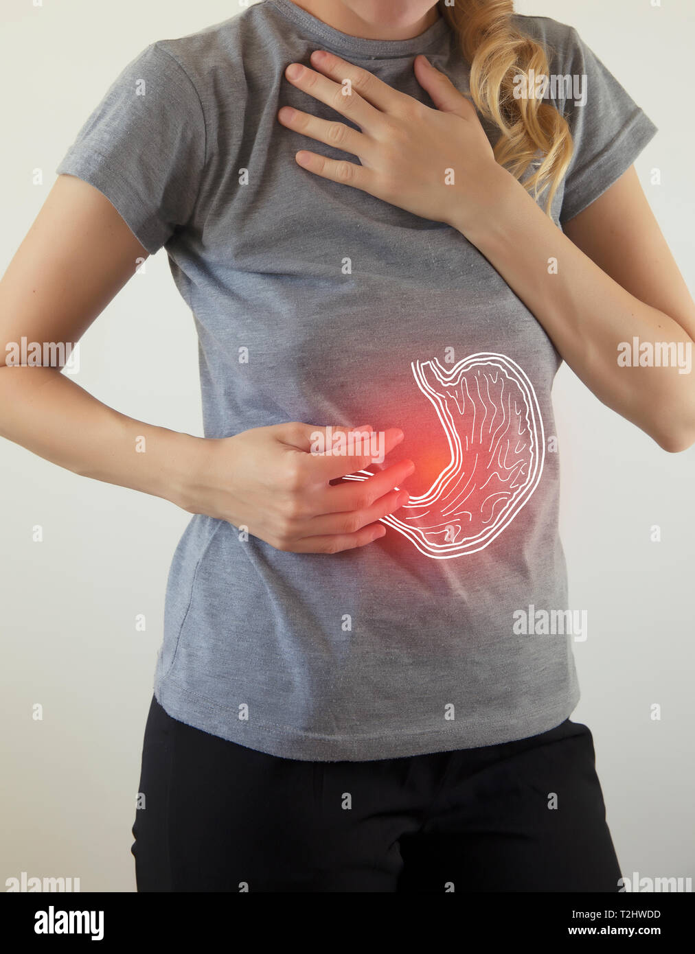Internal pain hi-res stock photography and images - Alamy