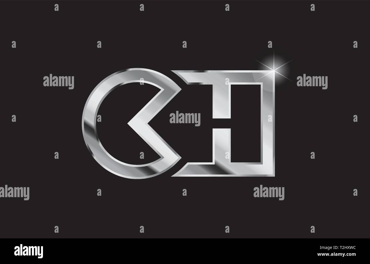 Silver ch Stock Vector Images - Alamy