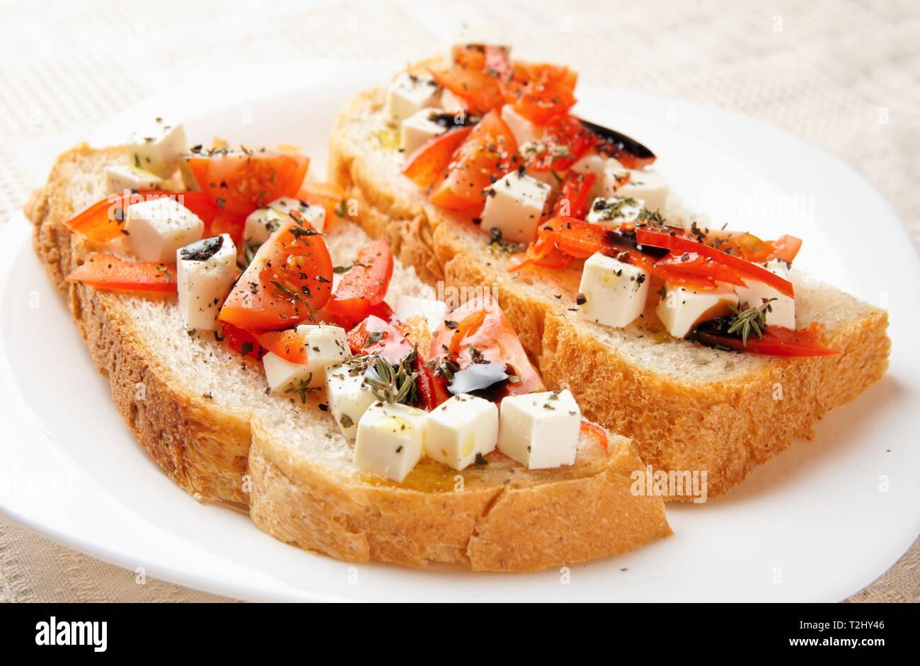 Feta cheese appetizer hi-res stock photography and images - Alamy